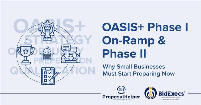 OASIS+ Phase I On-Ramp & Phase II: Prepare to Win